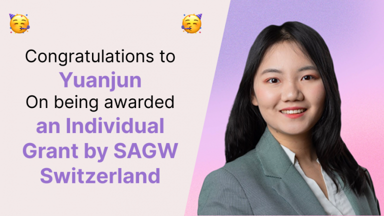 Congratulations to Yuanjun on being awarded an Individual Grant by SAGW ...