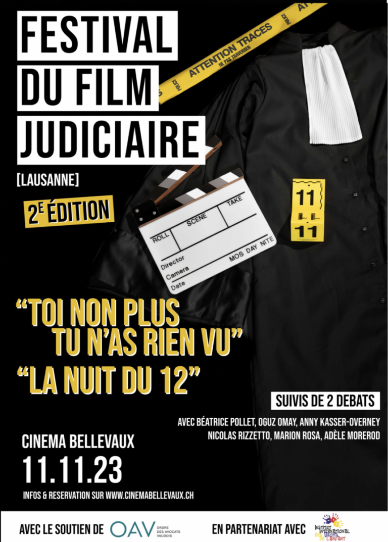 Festival du film judiciaire : "Toi non plus tu n'as rien vu", "La nuit ...