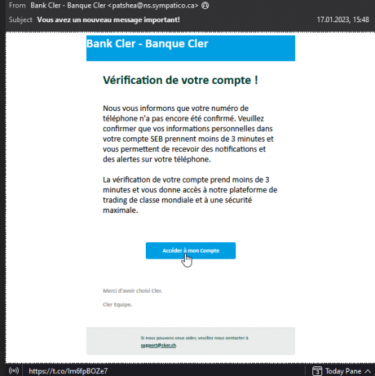 Des campagnes de sensibilisation au phishing à l’UNIL - News du Ci